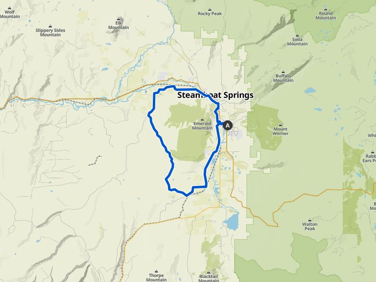 Emerald Mountain loop — Steamboat Springs | bike Tour | Komoot